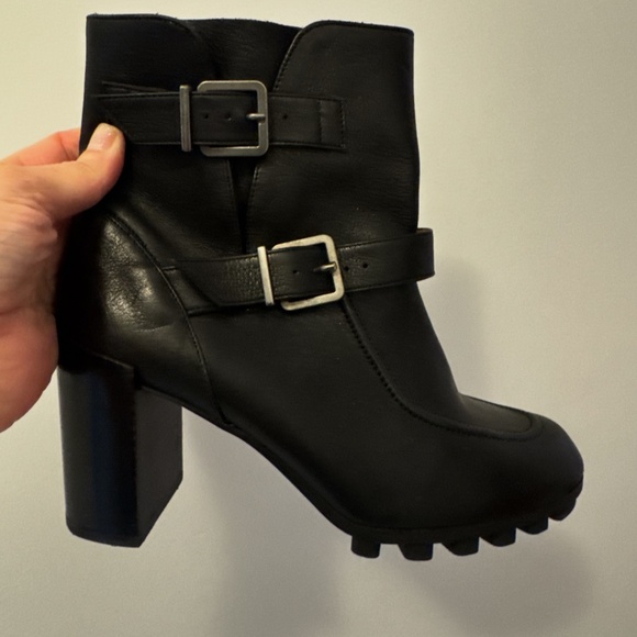 Robert Clergerie | Shoes | Robert Clergerie Moto Leather Boots With ...